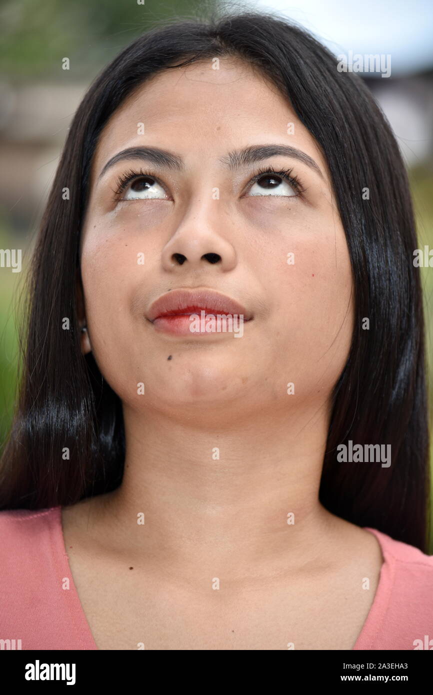 A Pretty Diverse Female And Apathy Stock Photo - Alamy