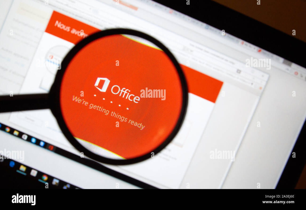 Office excell hi-res stock photography and images - Alamy