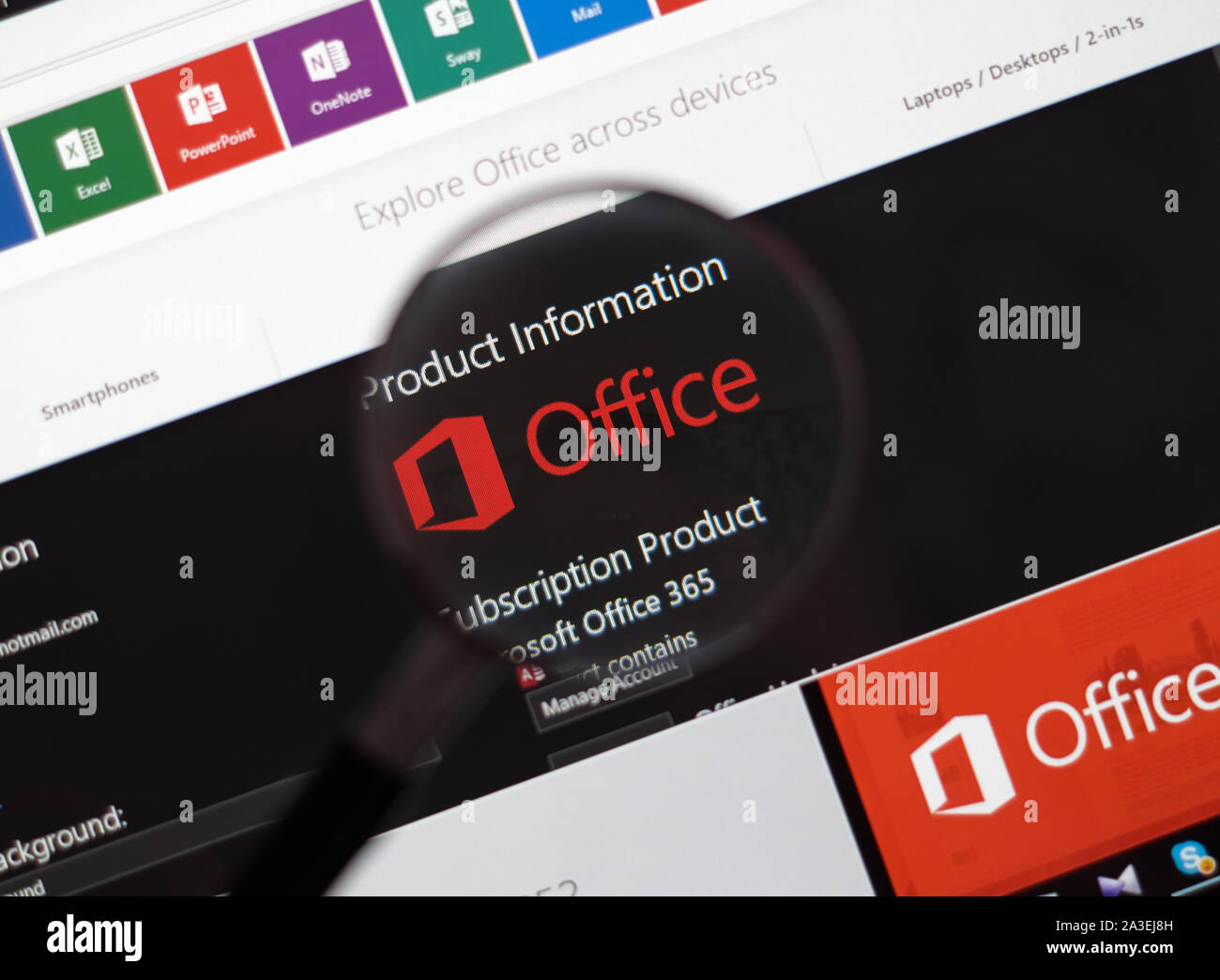 Microsoft office 365 hi-res stock photography and images - Alamy