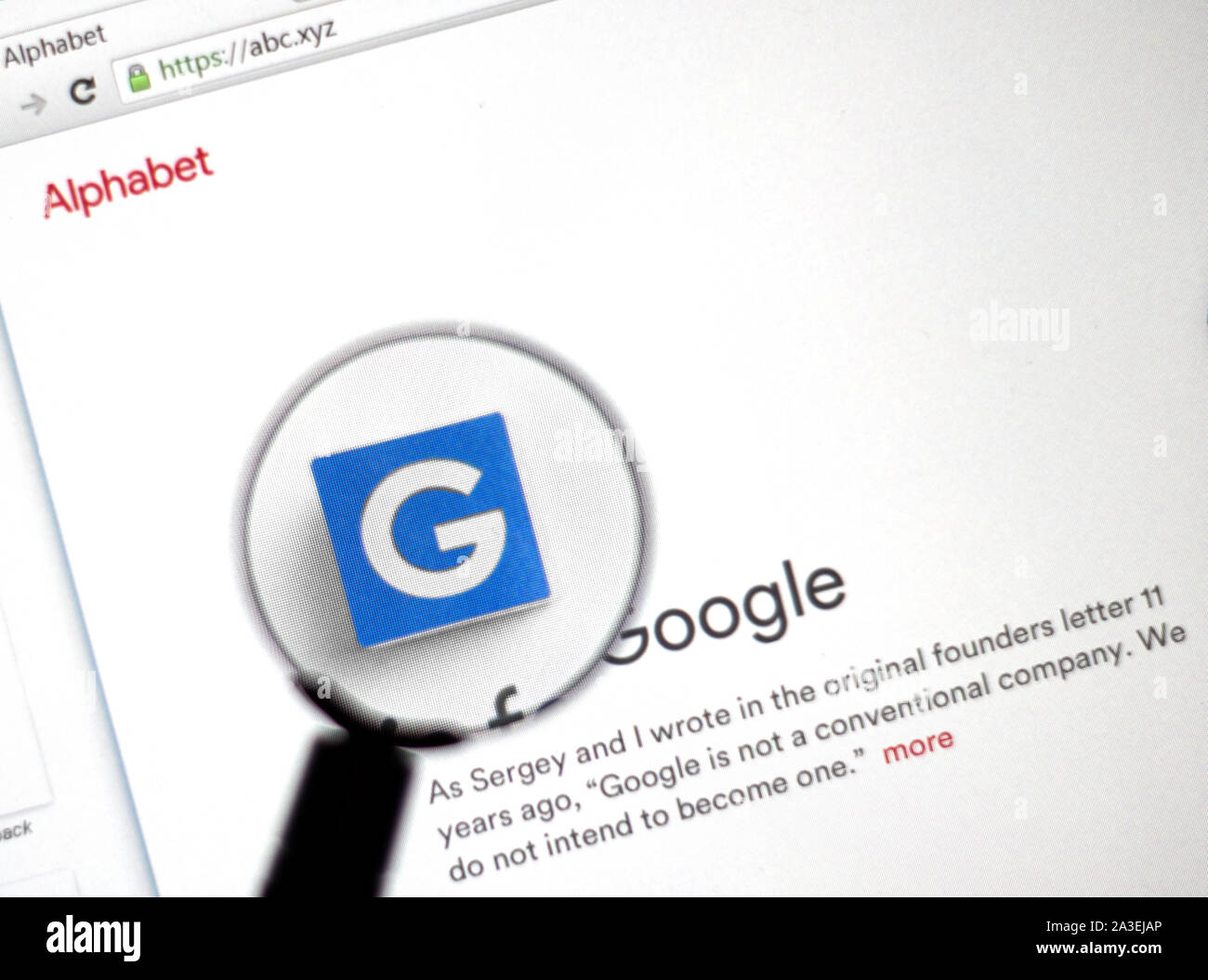 Inc alphabet hi-res stock photography and images - Alamy