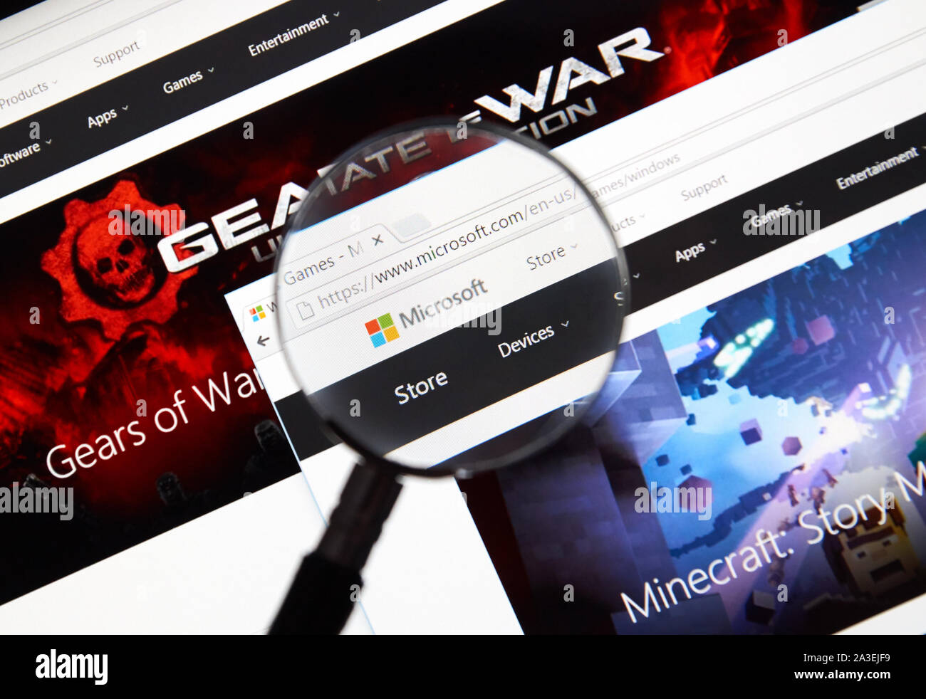 MONTREAL, CANADA - MARCH, 2016 - Microsoft Games on Microsoft store ...