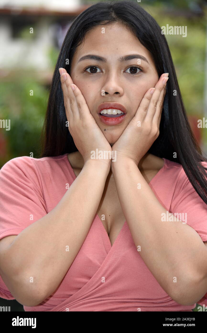 Startled individual hi-res stock photography and images - Alamy