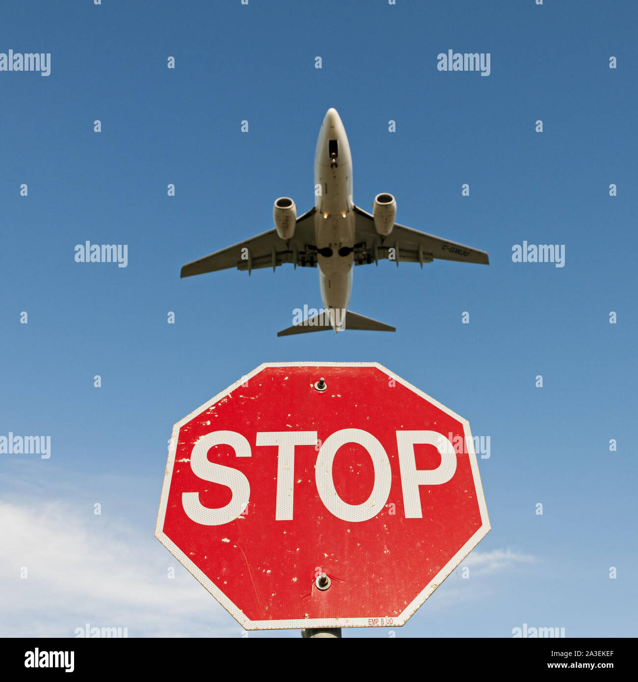 Airplane Stop Sign Stock Photos & Airplane Stop Sign Stock Images - Alamy