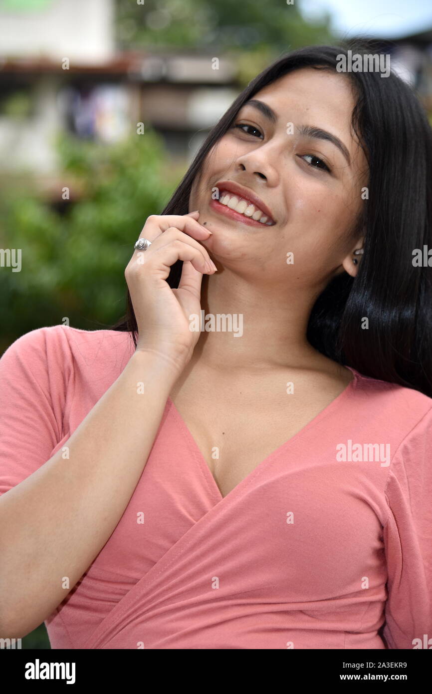 An Adult Female Decision Making Stock Photo - Alamy