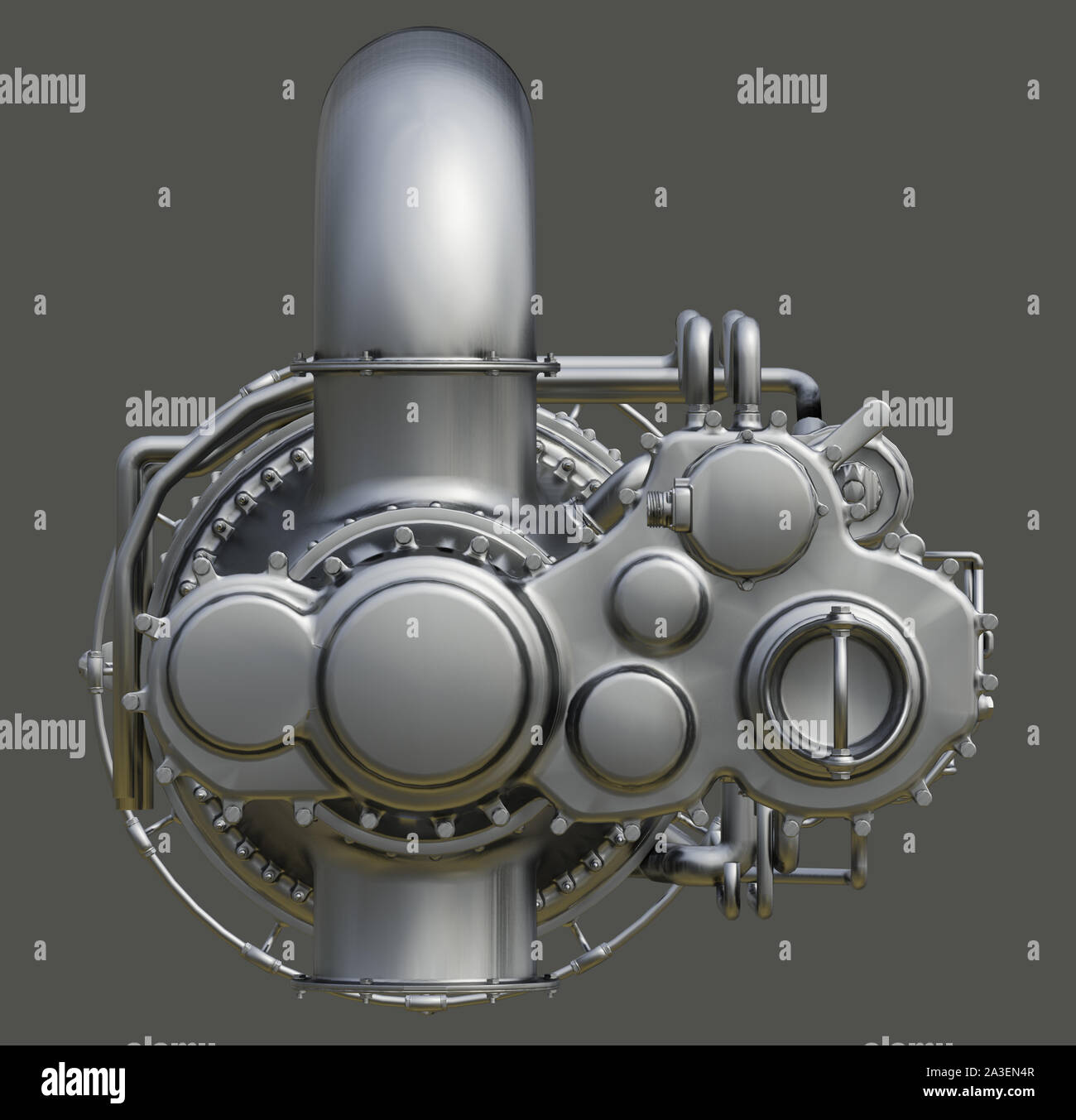 Jet engine turbine 3d hi-res stock photography and images - Alamy