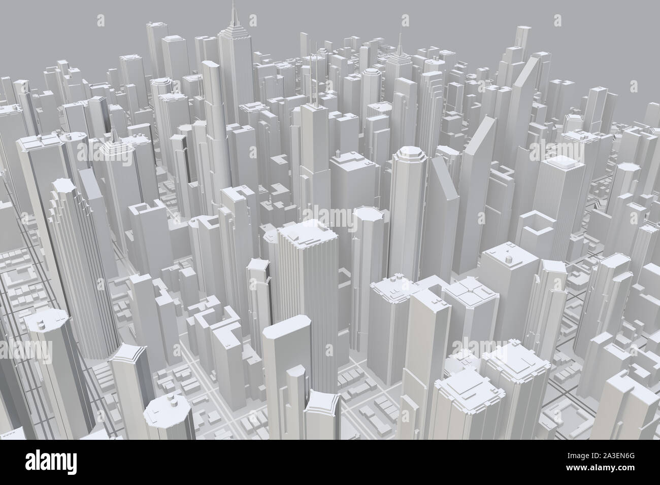 Techno mega city, urban and futuristic technology concepts. 3d ...
