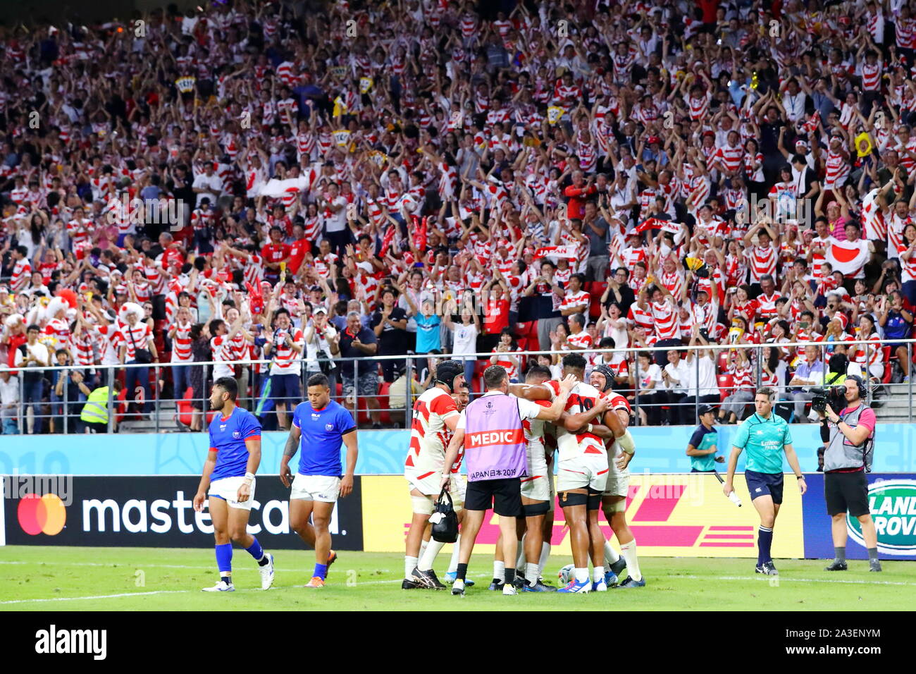Toyota, Aichi, Japan. 5th Oct, 2019. Japan team group (JPN) Rugby ...