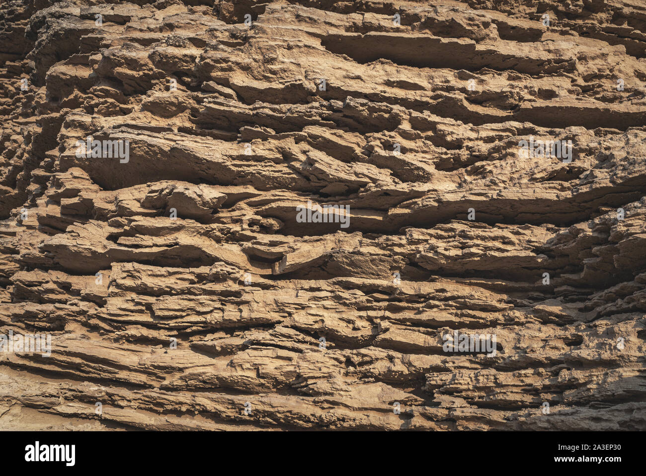 Sectional sedimentary rocks texture background Stock Photo - Alamy