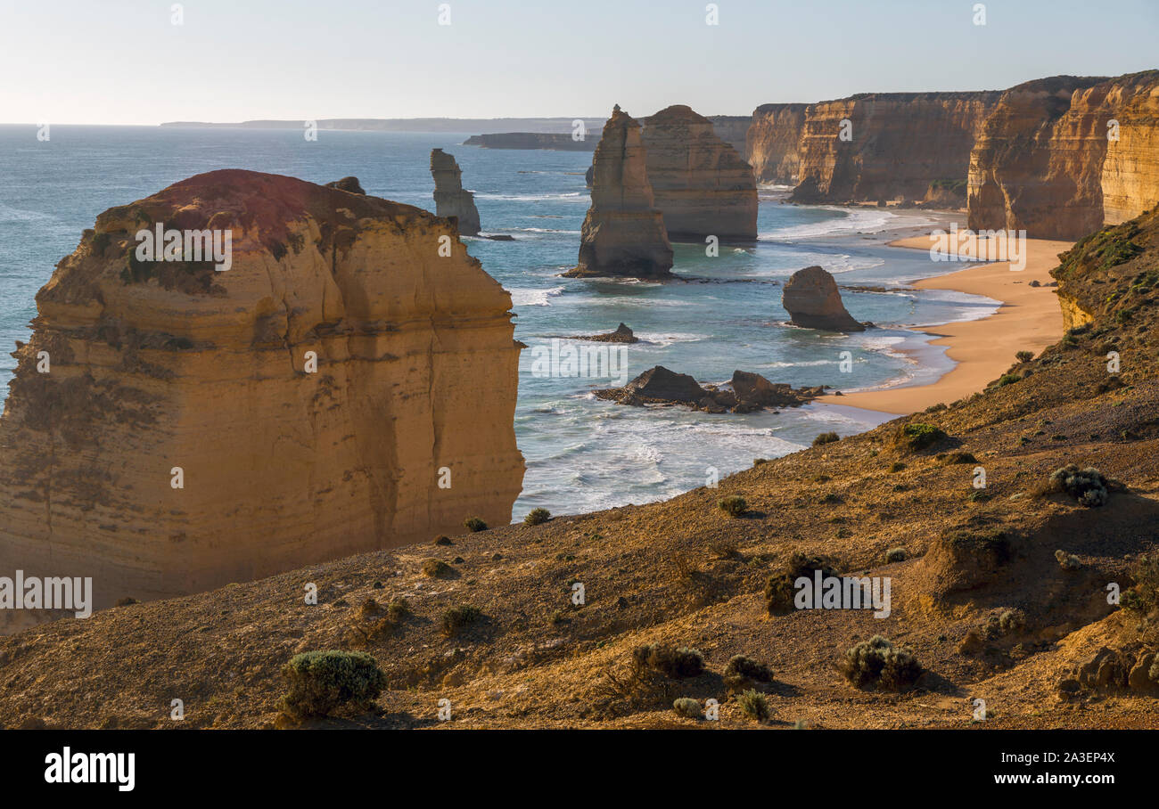 The Twelve Apostles, near Port Campbell in the Port Campbell National ...