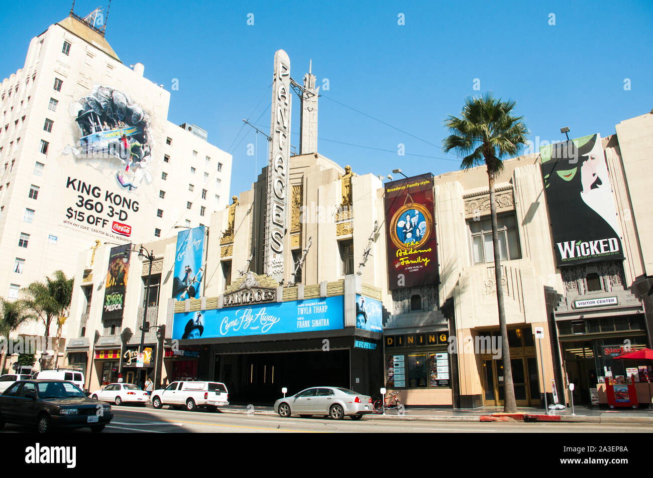Hollywood boulevard los angeles road hi-res stock photography and ...