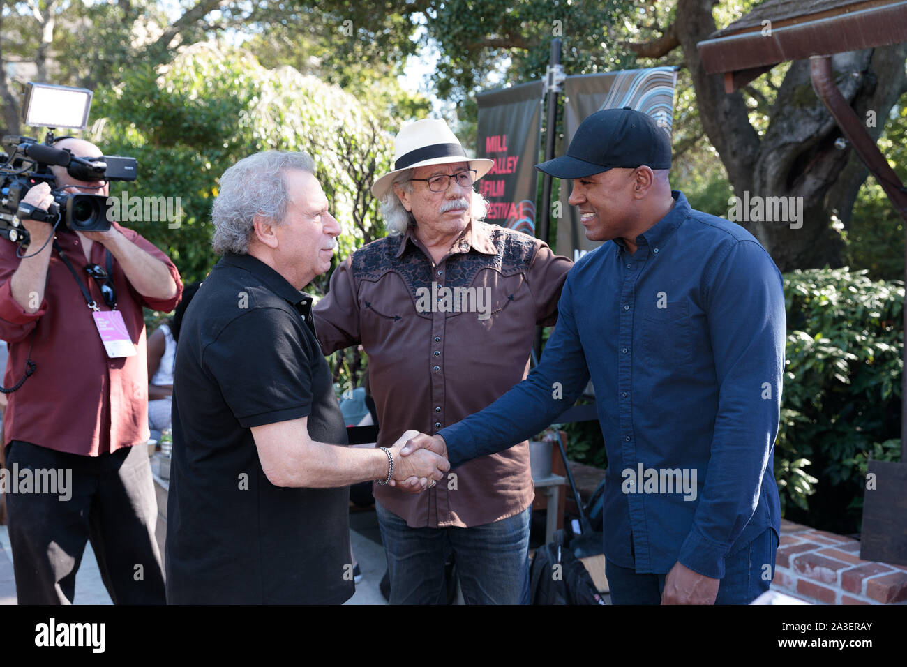 Mill Valley, California, USA. 7th Oct 2019. Edward James Olmos, Mark ...