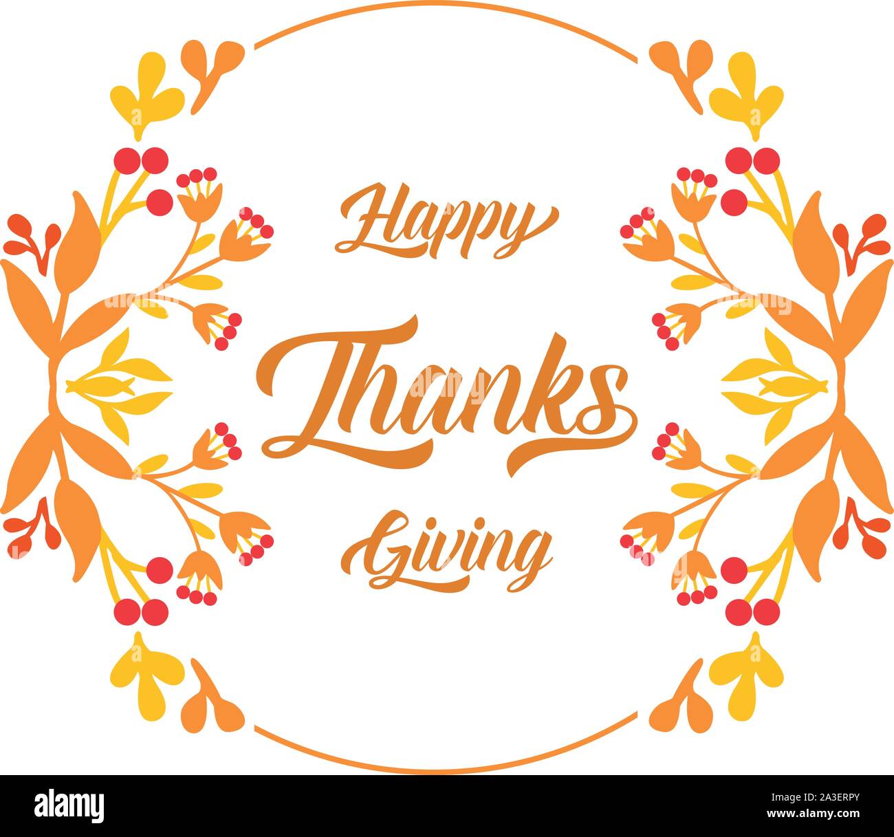 Template for banner of thanksgiving, with drawing of autumn leaves ...