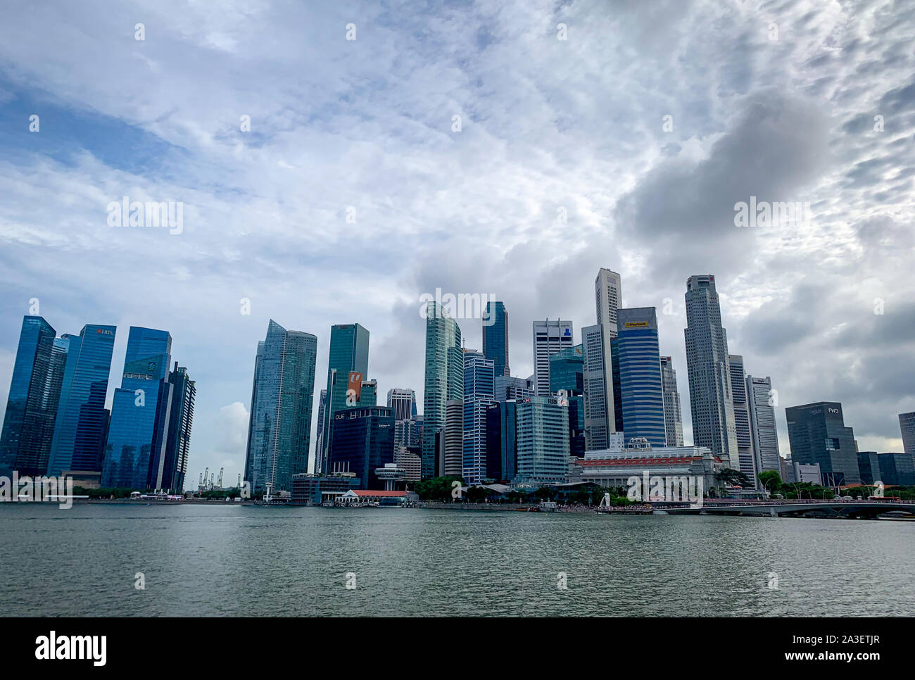 SINGAPORE-MAY 19, 2019 : Cityscape Singapore modern and financial city ...