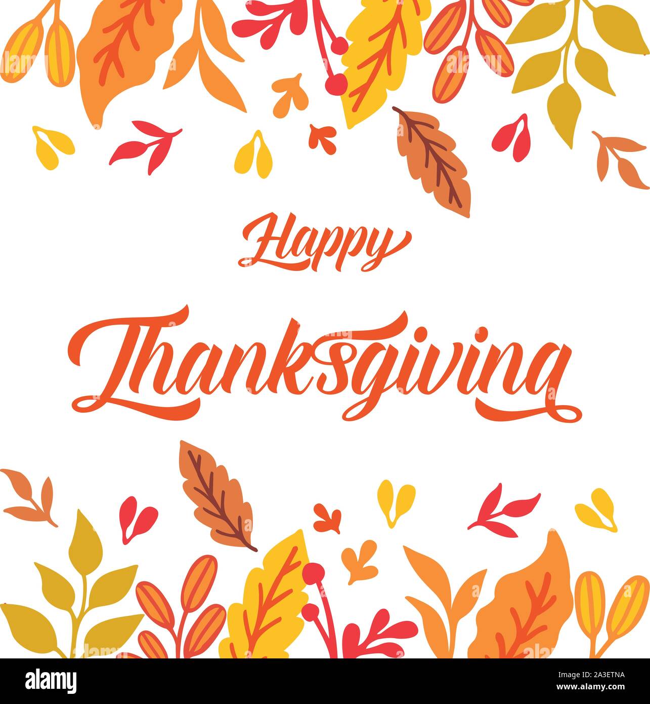 Sketch autumn leaf flower frame background, for design of card ...