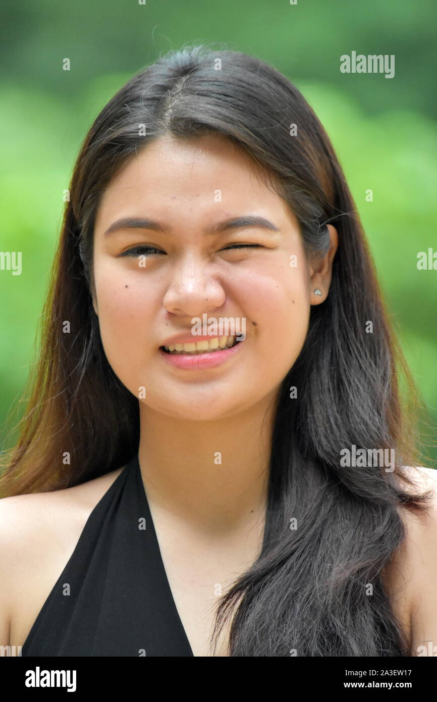 Woman wink beauty hi-res stock photography and images - Alamy