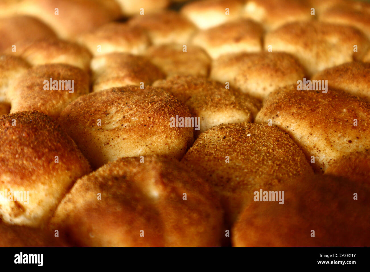 Photo of freshly baked Filipino bread called Pan de sal or salted bread ...