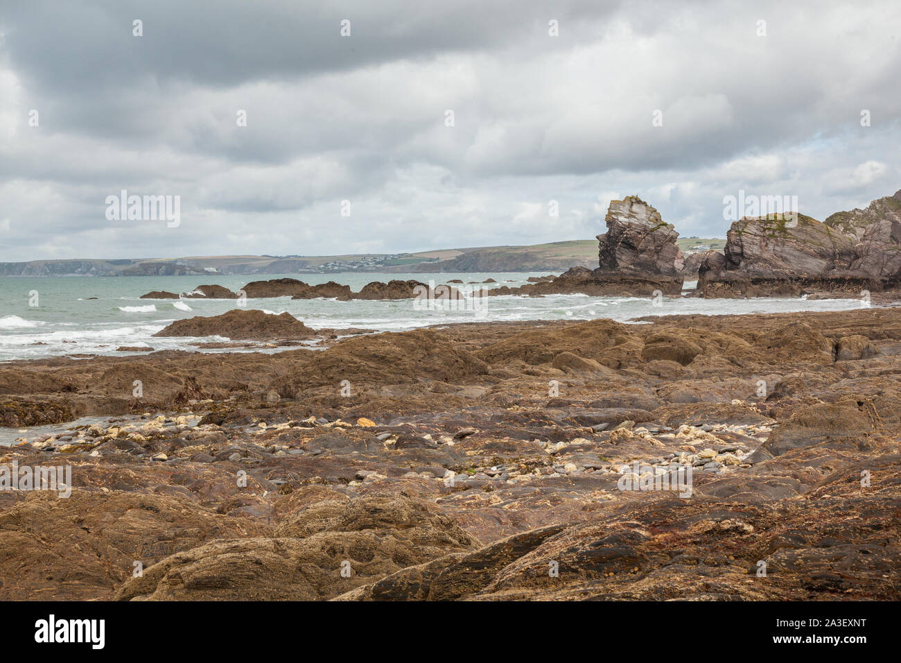 Devon Slate Rocks High Resolution Stock Photography and Images - Alamy