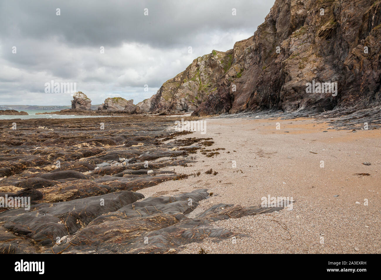 Devon slate rocks hi-res stock photography and images - Alamy