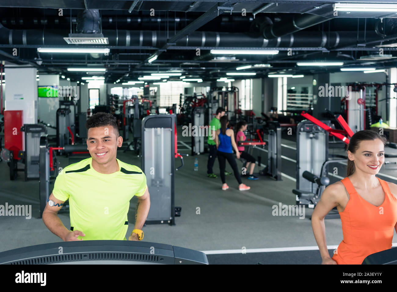 Woman workout gym hi-res stock photography and images - Alamy