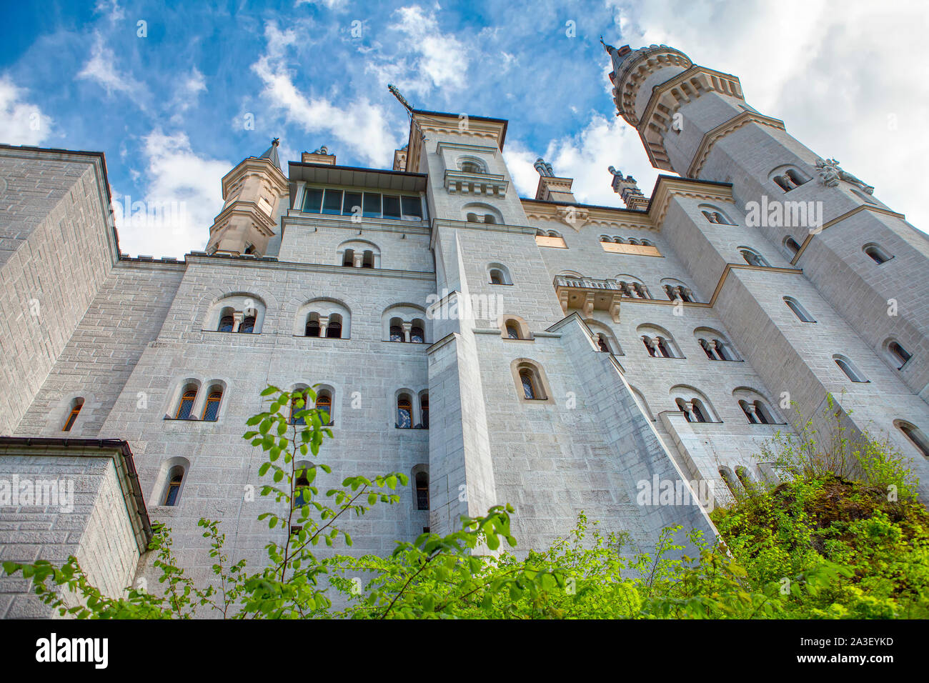 famous castle in Fussen Bavaria Stock Photo - Alamy