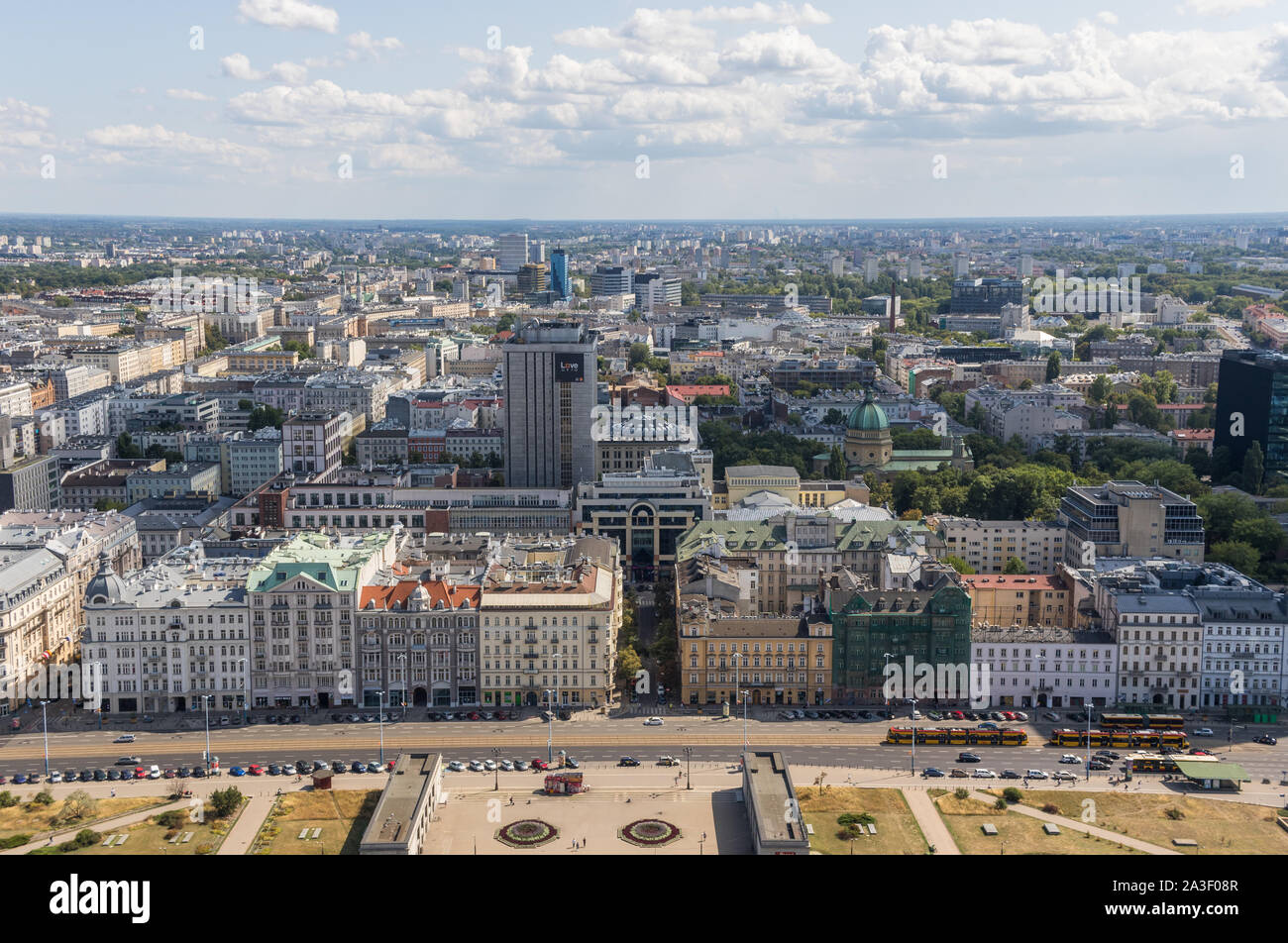 Warsaw is a modern town which was completely rebuilt after World War II ...