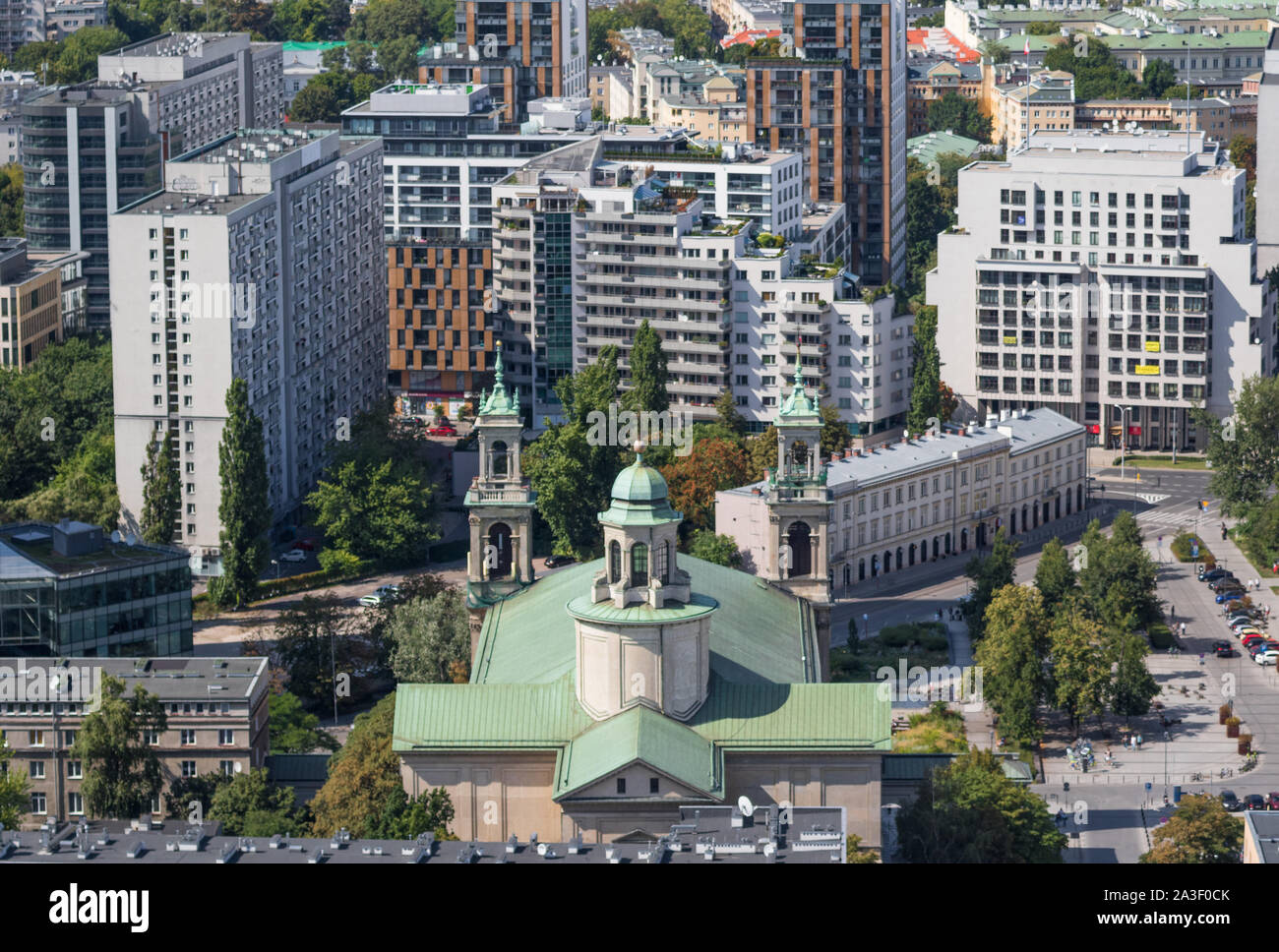 Warsaw is a modern town which was completely rebuilt after World War II ...