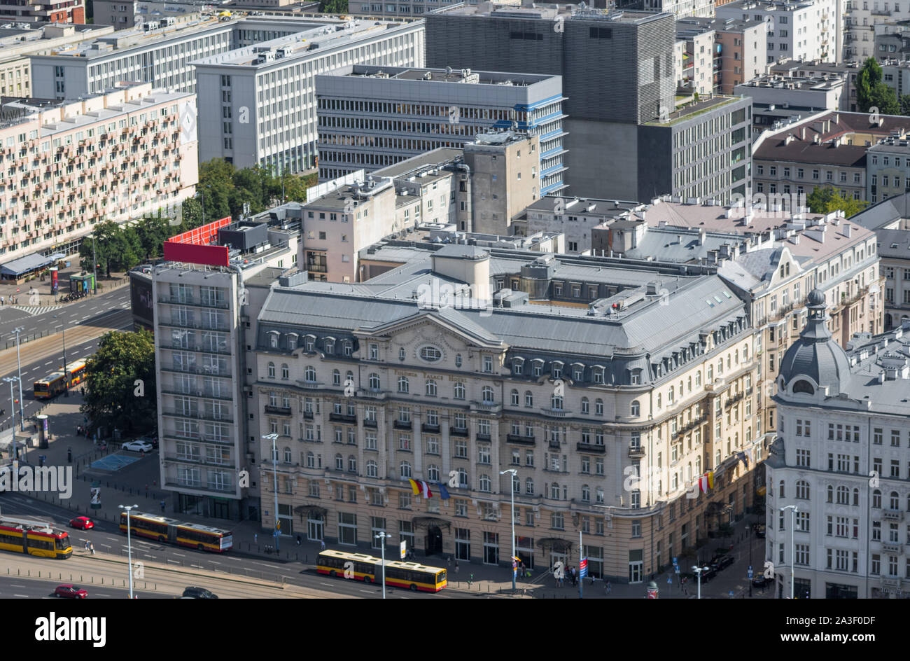 Warsaw is a modern town which was completely rebuilt after World War II ...