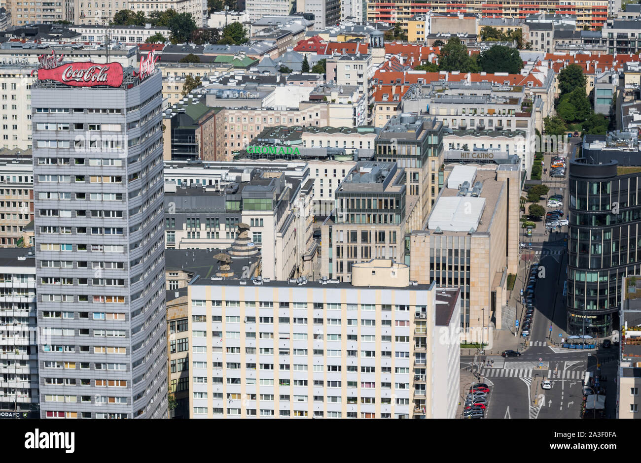 Warsaw is a modern town which was completely rebuilt after World War II ...
