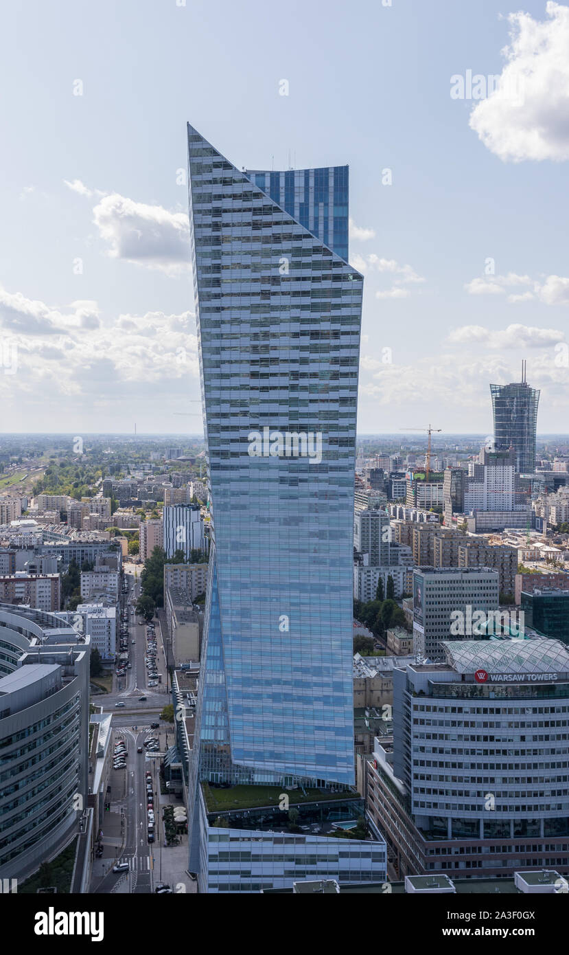 Warsaw is a modern town which was completely rebuilt after World War II ...
