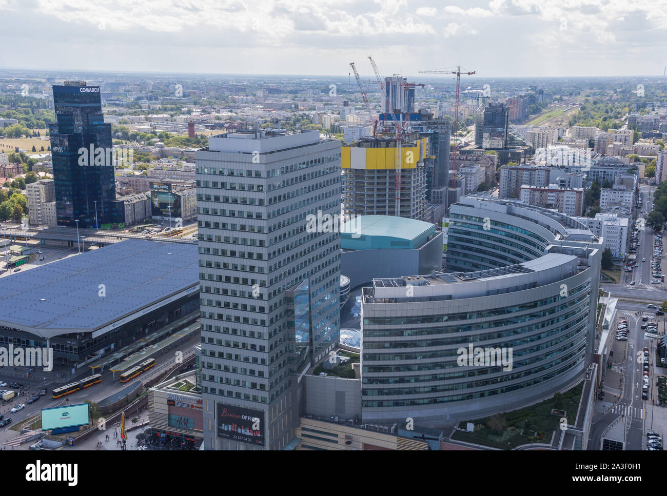 Warsaw is a modern town which was completely rebuilt after World War II ...