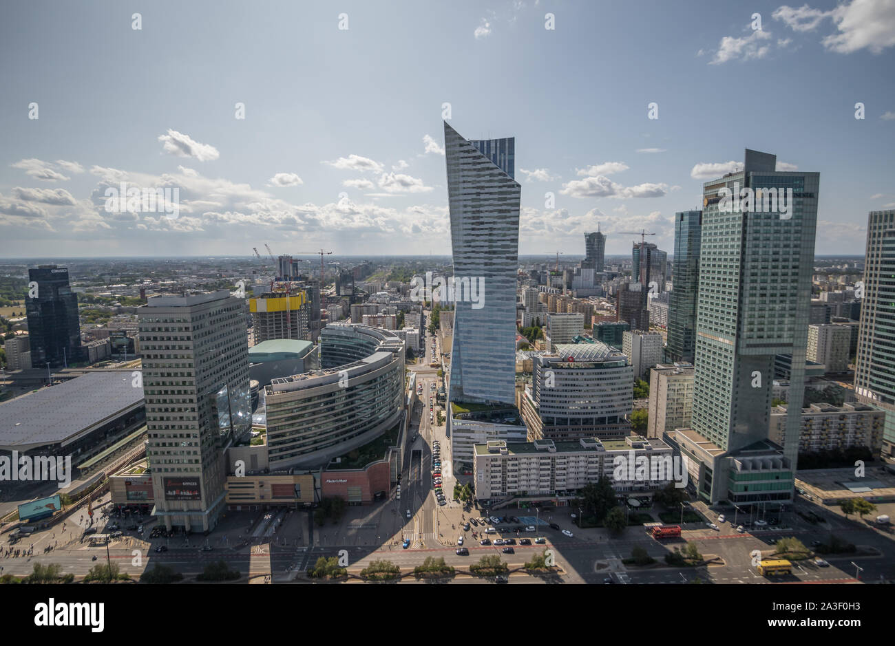 Warsaw is a modern town which was completely rebuilt after World War II ...