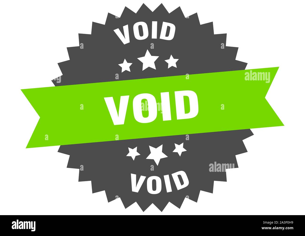 void sign. void green-black circular band label Stock Vector Image ...