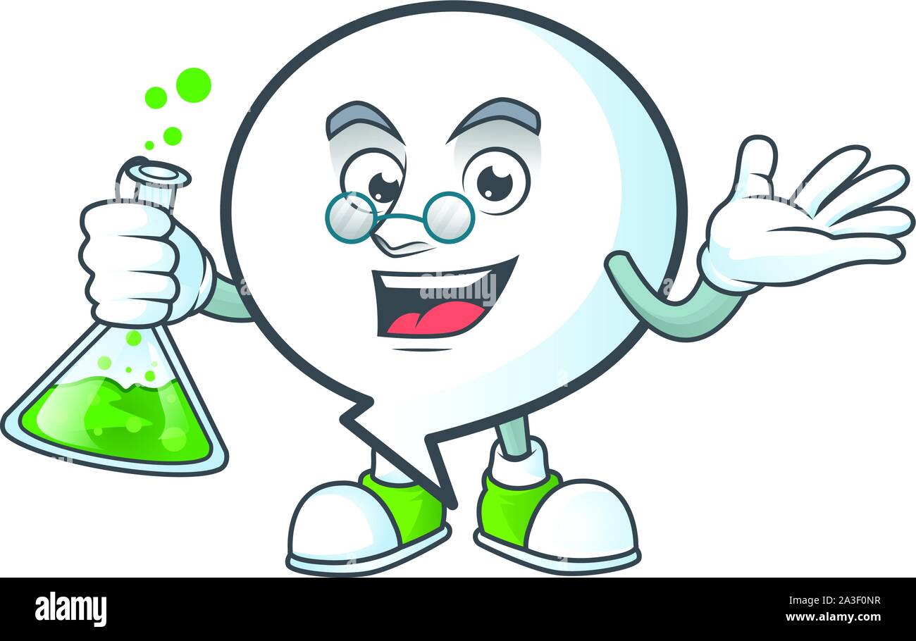 Professor pattern circle bubble with character shape Stock Vector Image ...