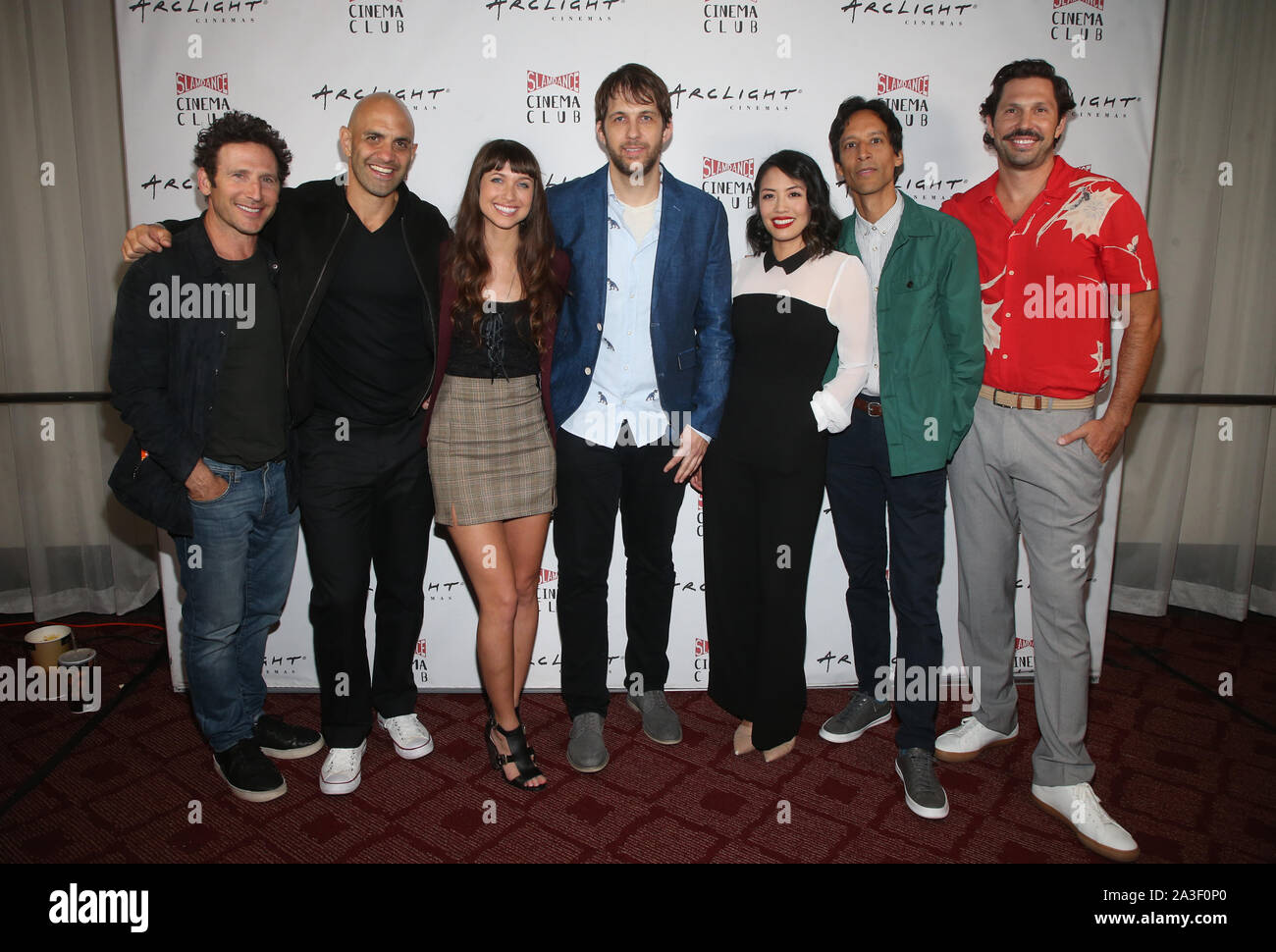 Hollywood, Ca. 7th Oct, 2019. Mark Feuerstein, Eddie Alfano, Maiara ...