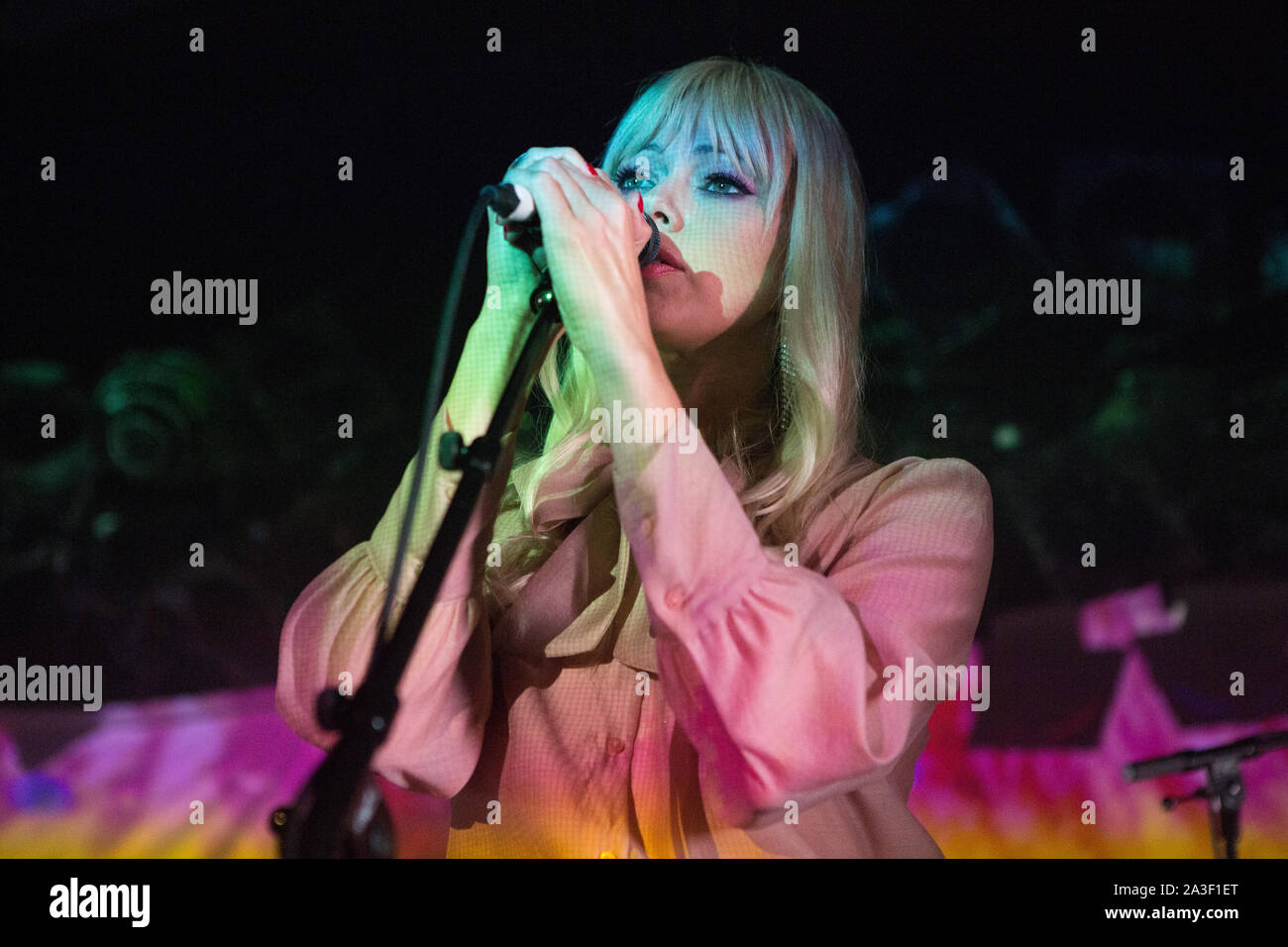 Oslo, Norway. 07th Oct, 2019. The American band Chromatics performs a ...