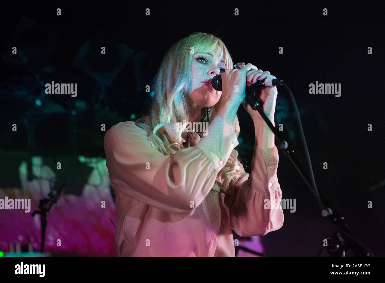 Oslo, Norway. 07th Oct, 2019. The American band Chromatics performs a ...