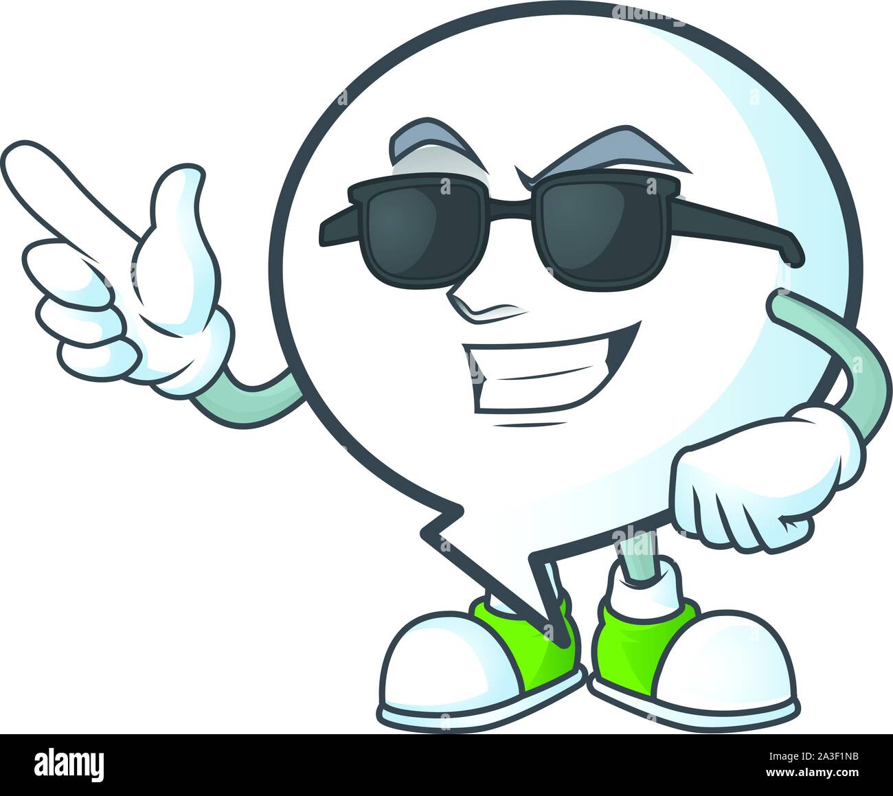 Super cool pattern circle bubble with character shape Stock Vector ...