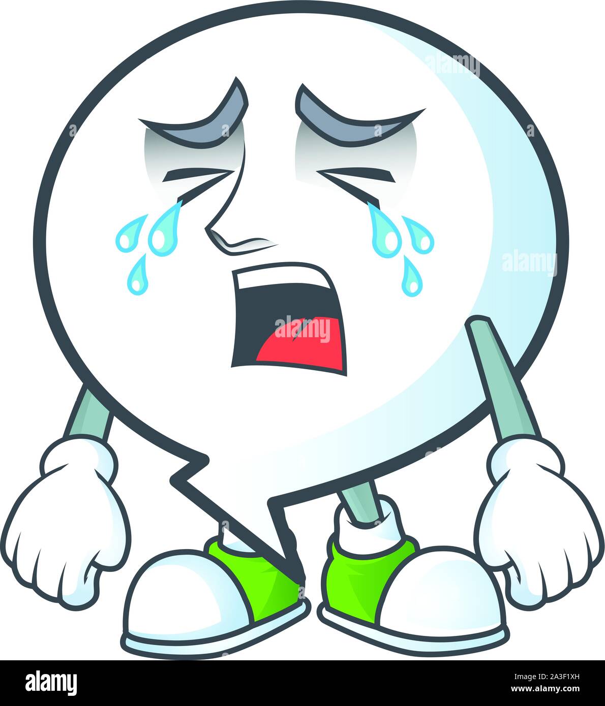 Bubble crying comic character hi-res stock photography and images - Alamy