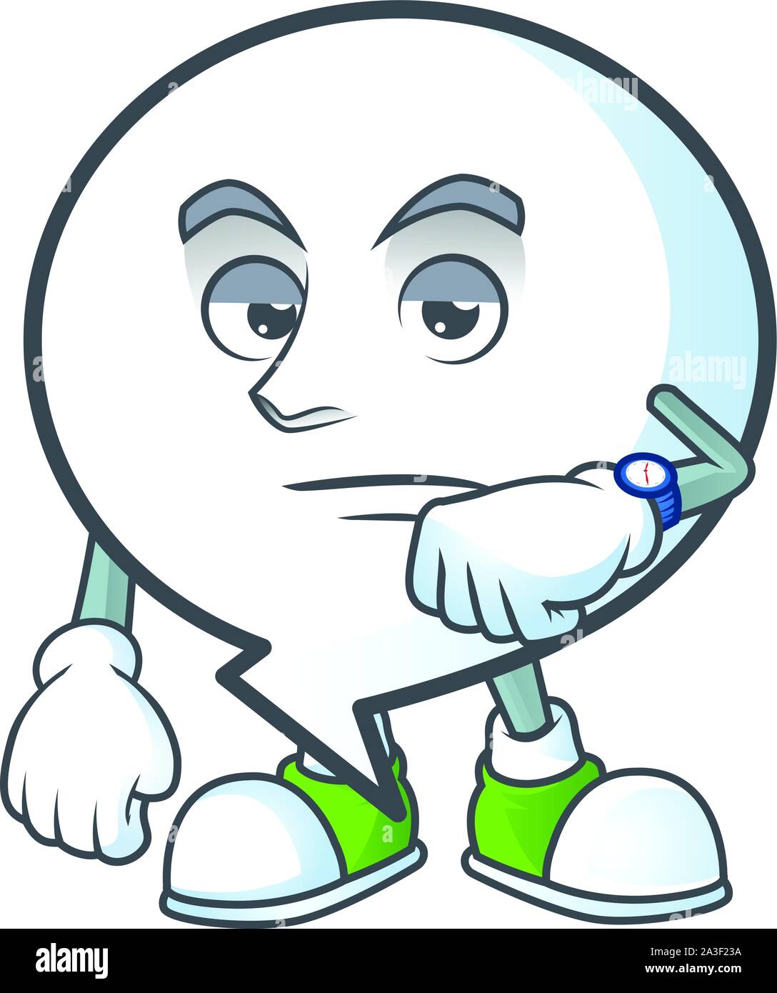 Waiting shape circle bubble for text icon Stock Vector Image & Art - Alamy