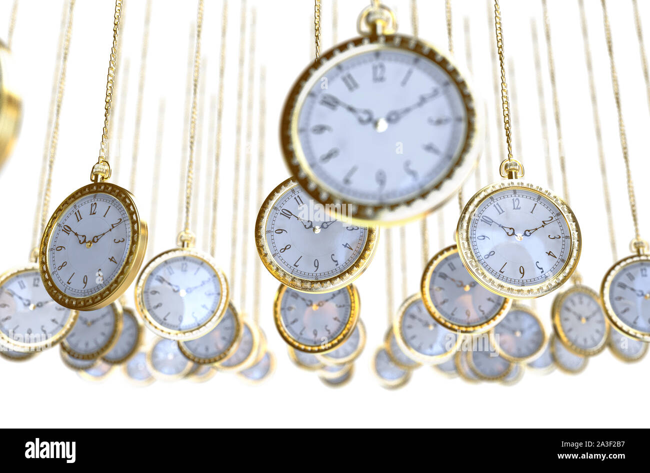 Floating clock Cut Out Stock Images & Pictures - Alamy