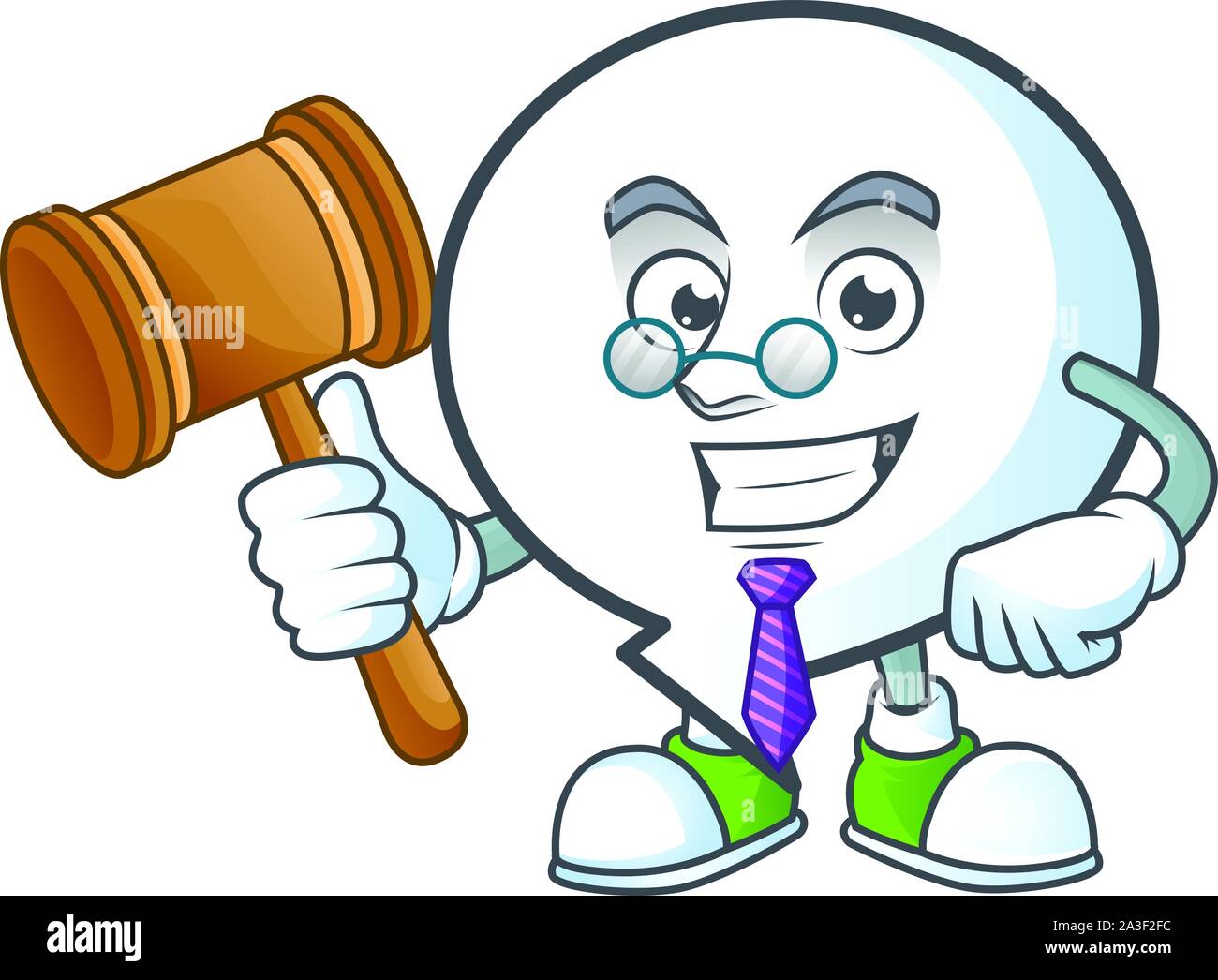 Judge shape circle bubble for text icon Stock Vector Image & Art - Alamy