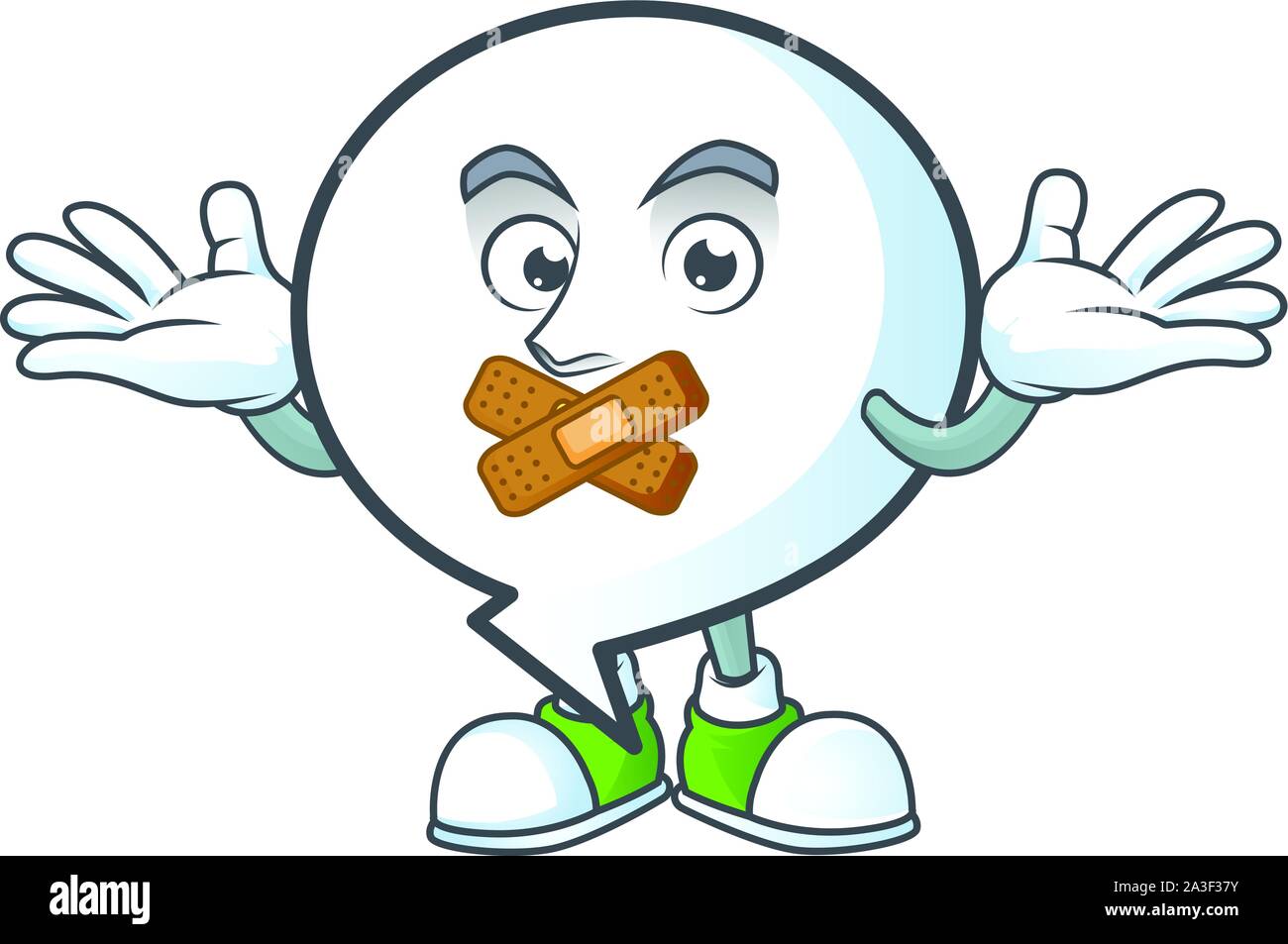 Silenced speech Stock Vector Images - Alamy