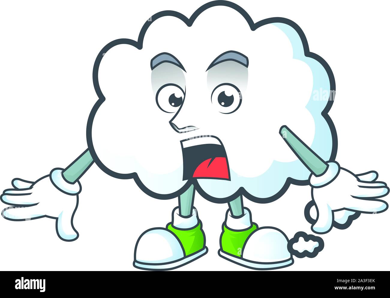 Surprised design cloud bubble for icon thinking Stock Vector Image ...