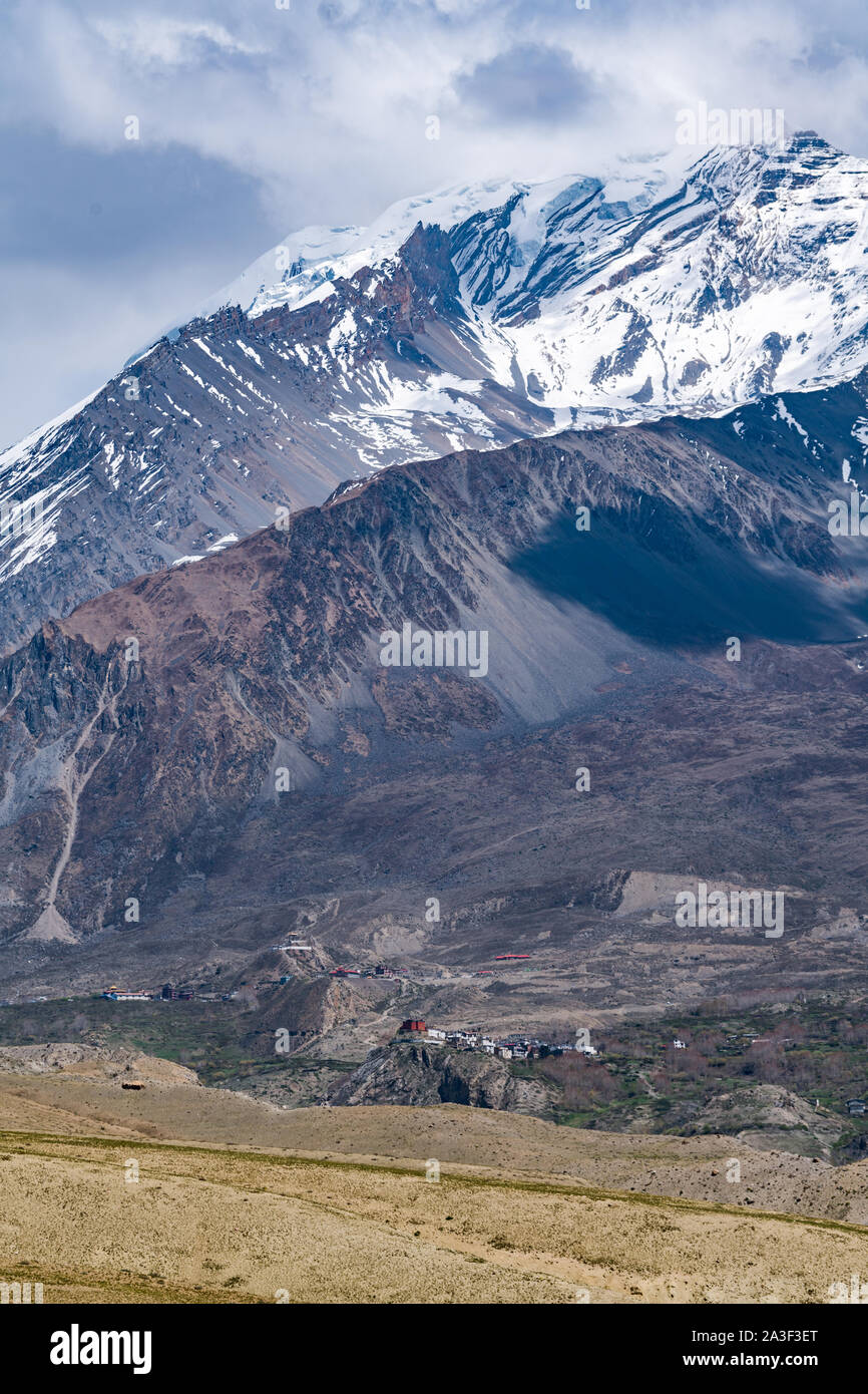 Landscape in Mustang district, Nepal Stock Photo - Alamy