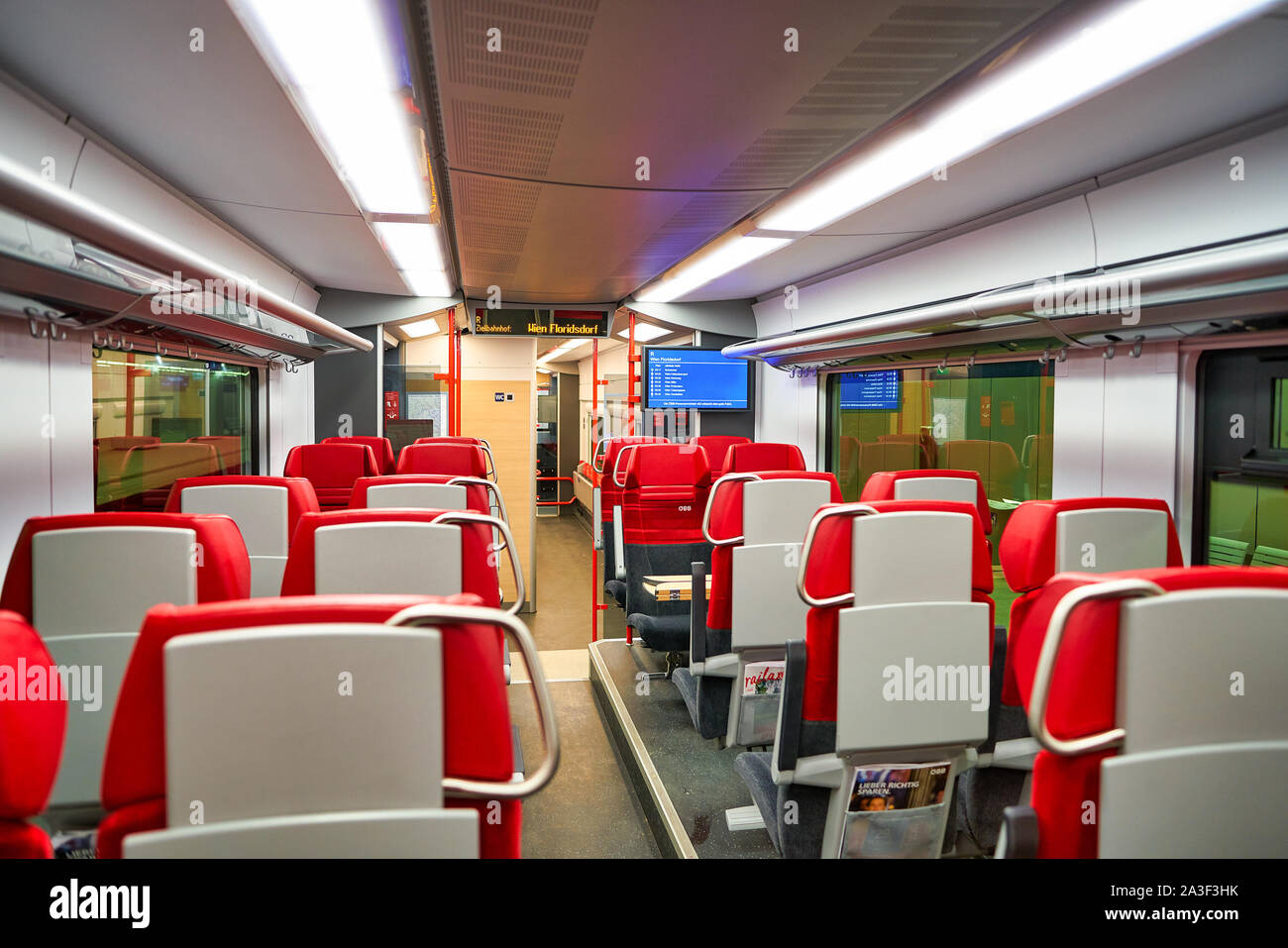 Interior shot train carriage hi-res stock photography and images - Alamy