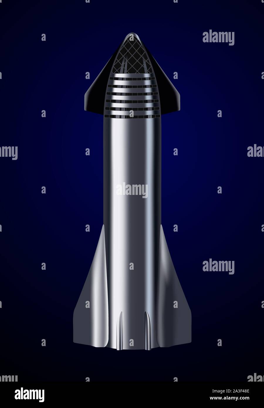 Spacex starship Stock Vector Images - Alamy
