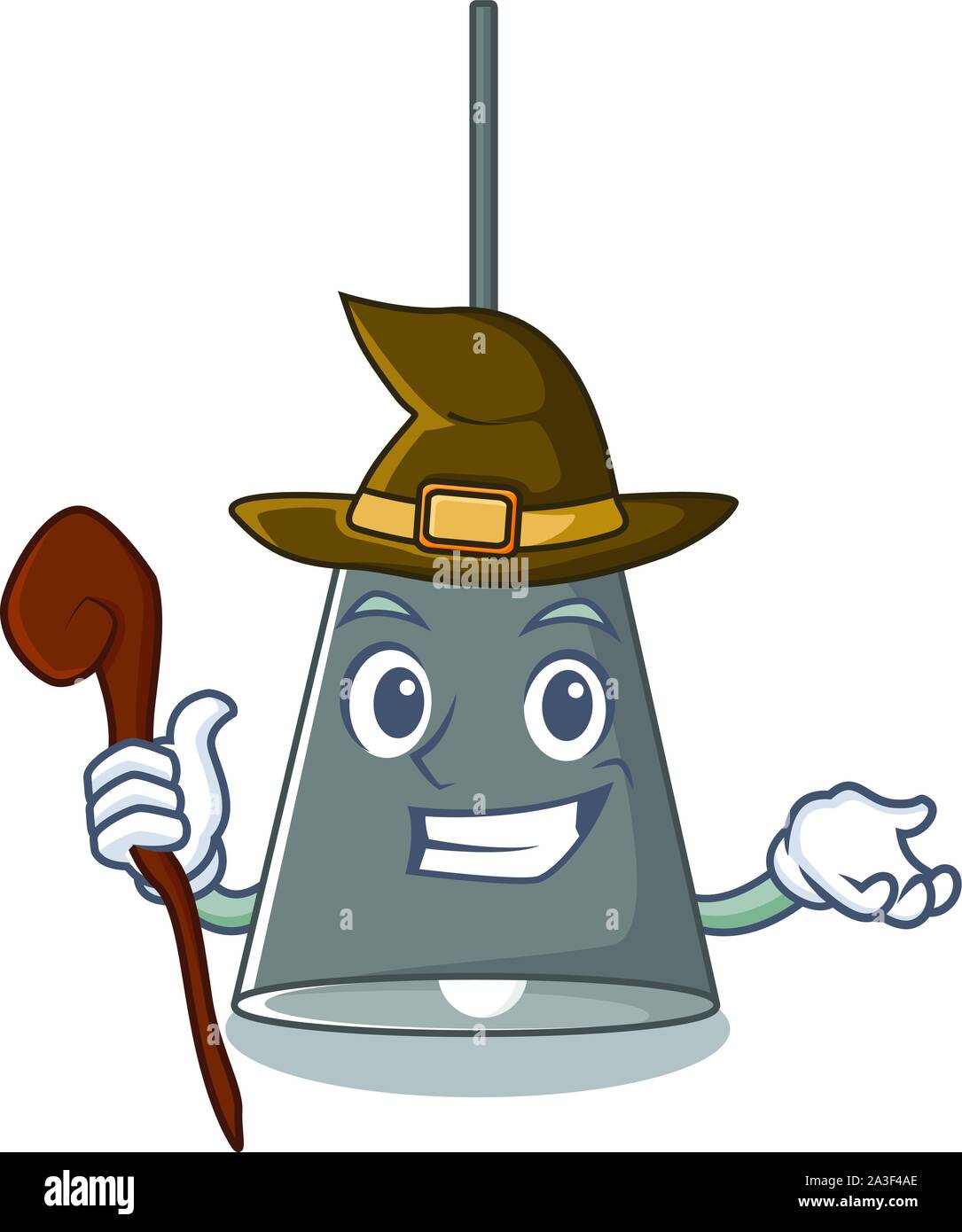 Witch pendant lamp isolated in the character Stock Vector Image & Art ...