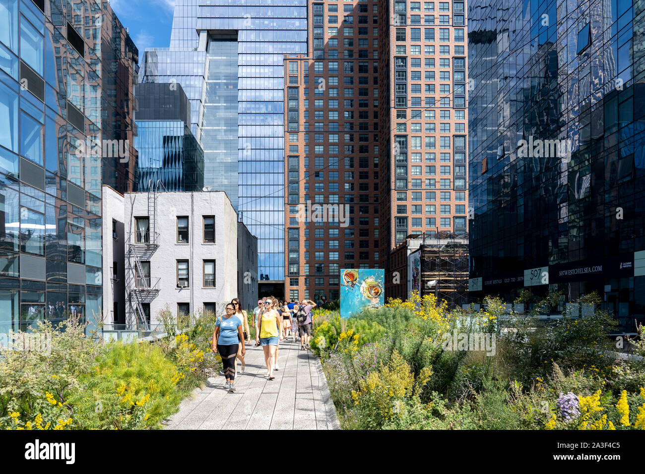 High Line Park in New York City Stock Photo - Alamy