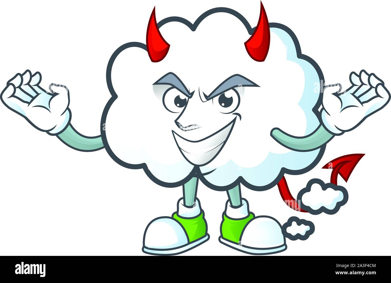 Devil design cloud bubble for icon thinking Stock Vector Image & Art ...