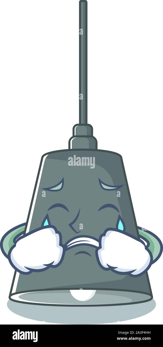 Crying pendant lamp isolated in the character Stock Vector Image & Art ...